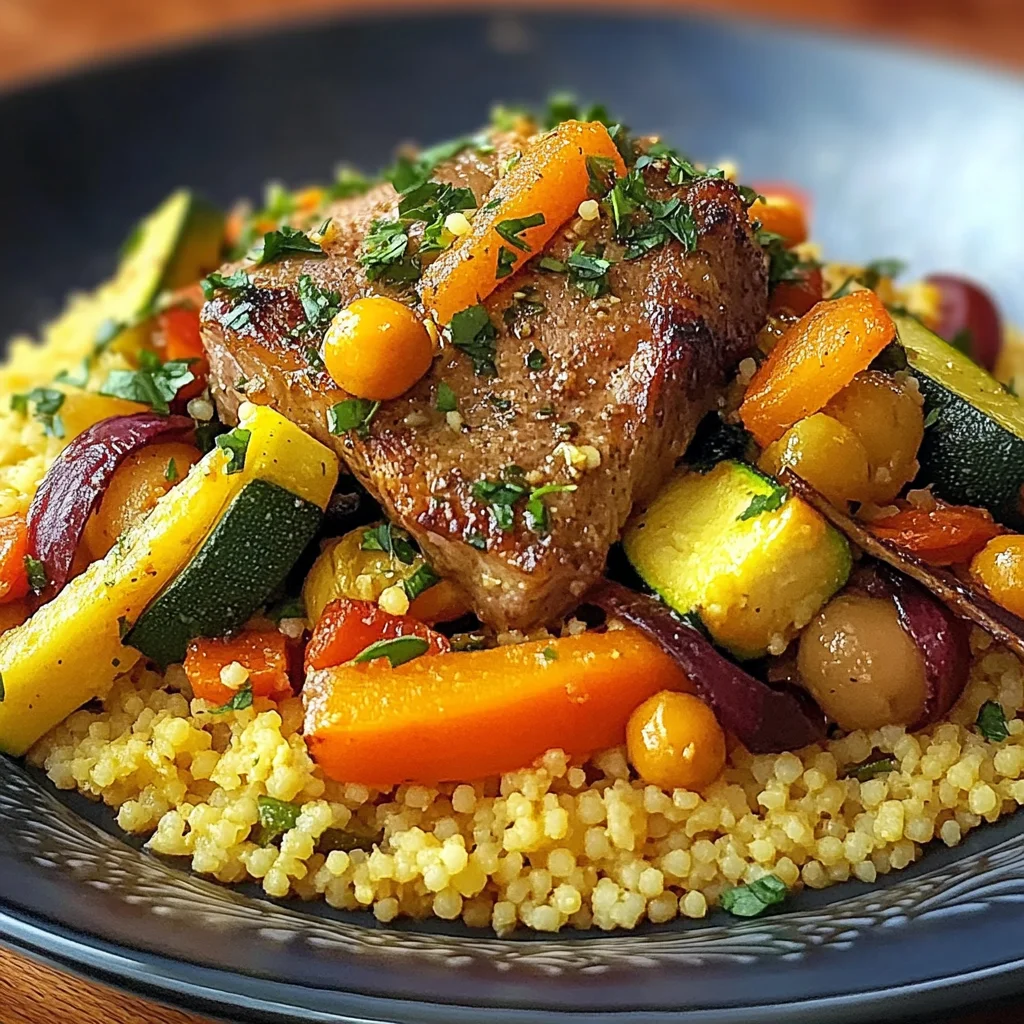 Couscous Marocain aux 7 Légumes - Gourmand Facile
